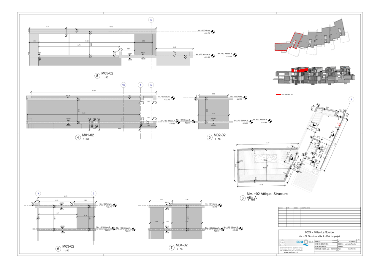 PLANS DE COFFRAGES ET RESERVATIONS BA | asimco